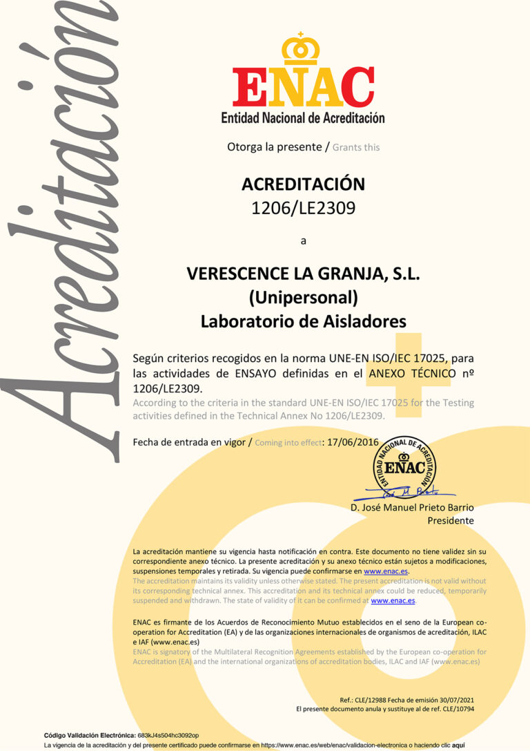 Laboratory - La Granja Insulators